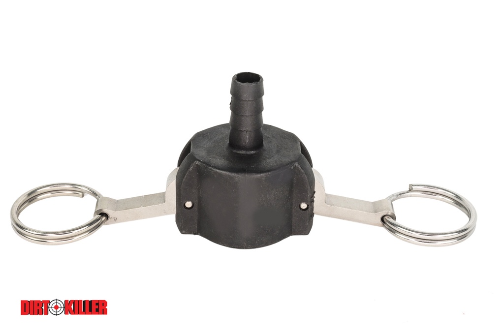 Poly Camlock 1/2" Type C Female Camlock x Barb | Dirt Killer